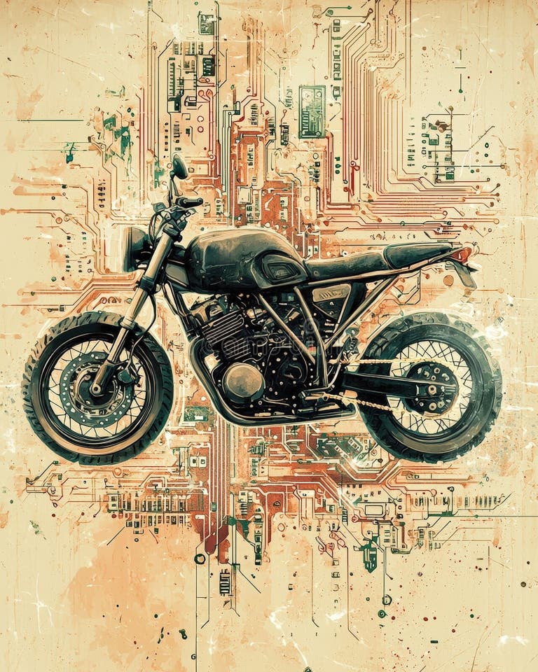 Motorcycle Patterns Stock Illustrations – 556 Motorcycle Patterns Stock ...
