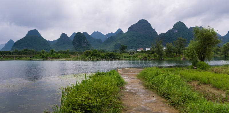 Unique Mountain Range Formation Stock Image - Image of countryside ...