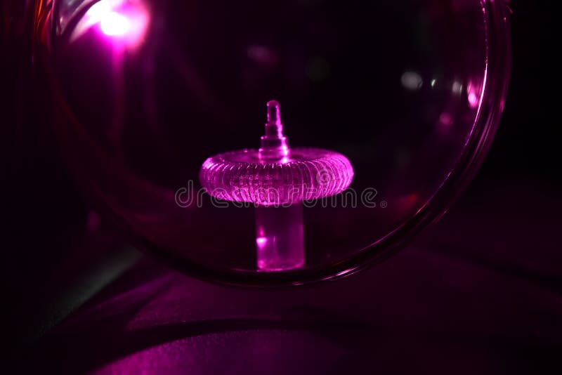 Mouse Scroller Wheel with Pink Lighting Effects Photo Stock Image ...
