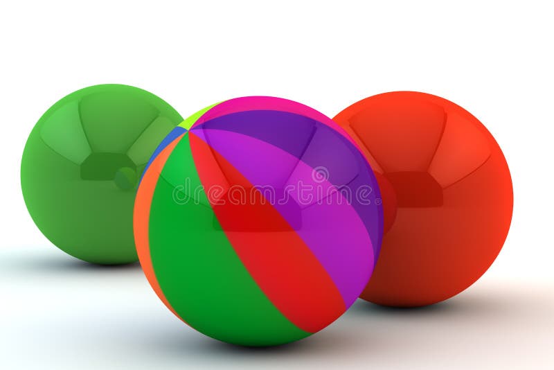Unique Multi-colored Sphere Stock Illustration - Illustration of ball ...
