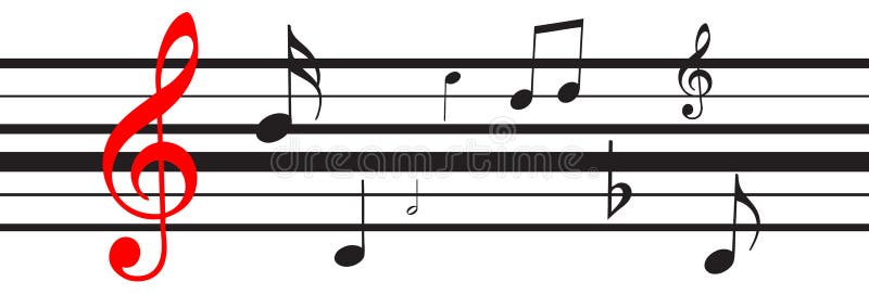Unique music notes stock vector. Illustration of cool - 19051360