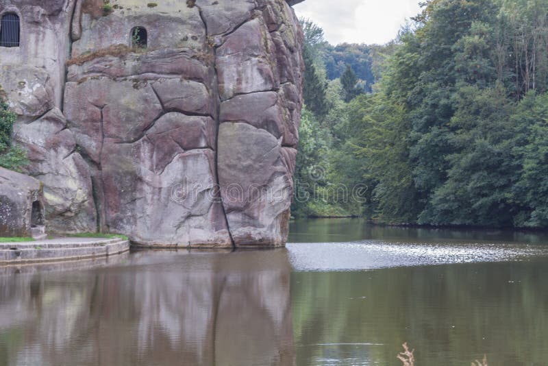Unique Mystic Rock Formation Stock Image - Image of mountains, rock ...