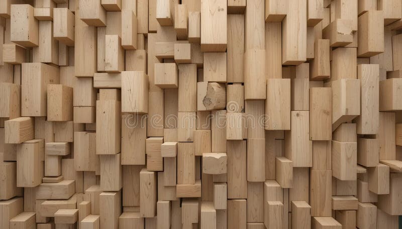 Unique Offset Vertical Stretched Rhomb Wooden Blocks Surface Texture ...