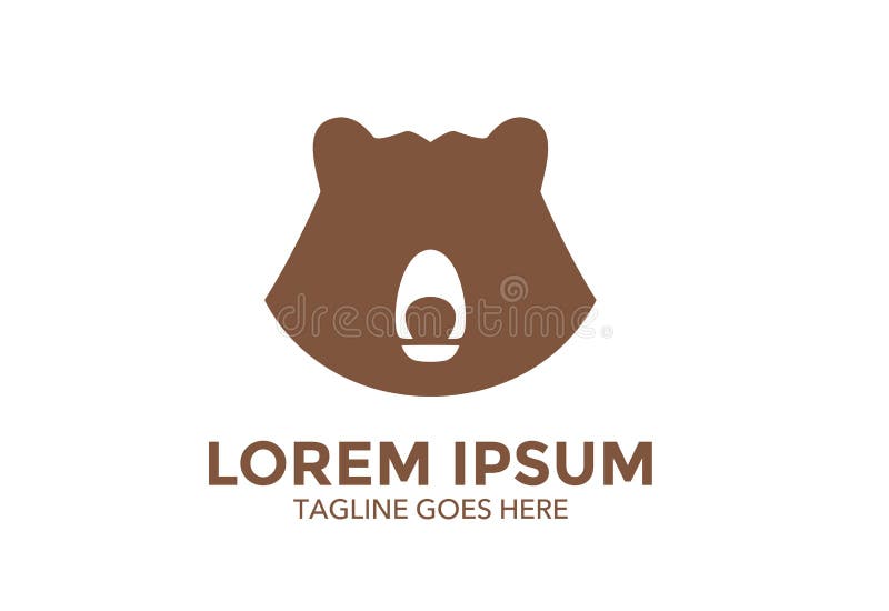 Unique and Outstanding Bear Logo. Vector Illustration Stock Vector ...