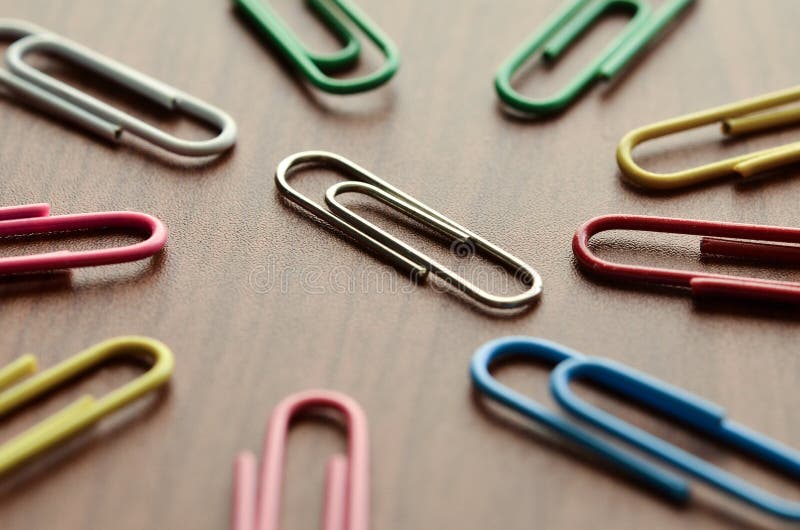 Unique paper clip stock photo. Image of front, creativity - 23146426