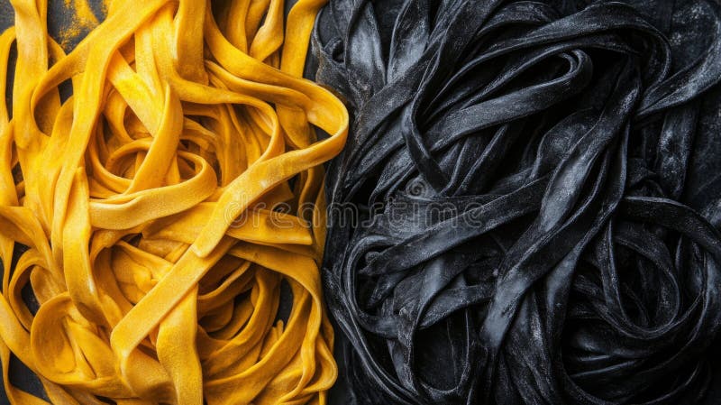 Unique Pasta Varieties on Display Showcasing Vibrant Colors and ...