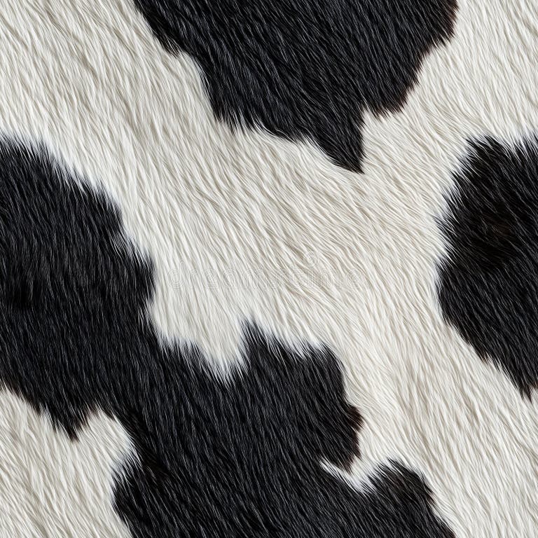 Unique Patterns of Cowhide Captured in an Artistic Close-up View Stock Image - Image of farming ...