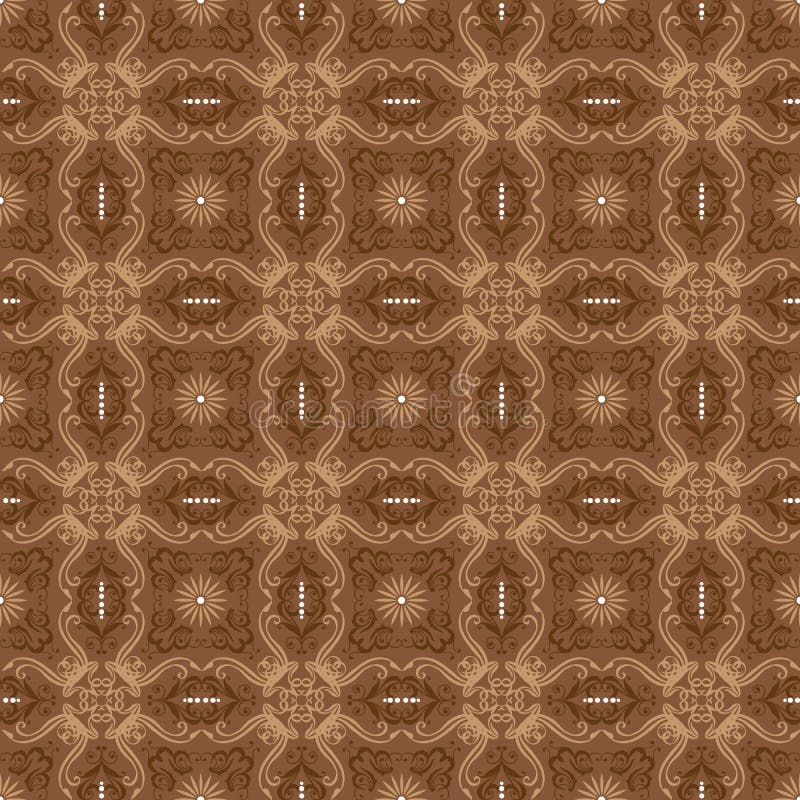 Unique Patterns on Jepara Batik with Simple Dark Brown Color Design ...