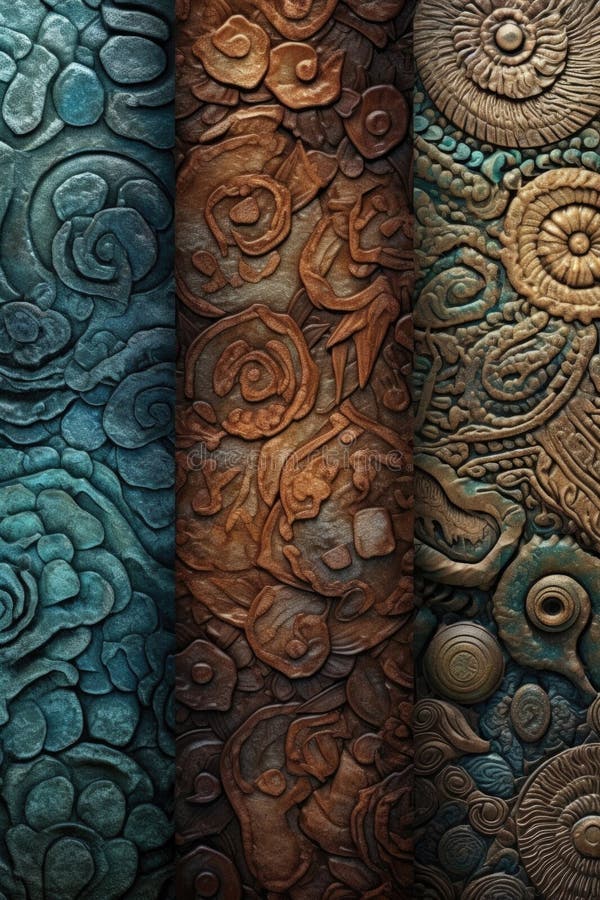 Unique Patterns and Textures from Around the World Stock Illustration ...