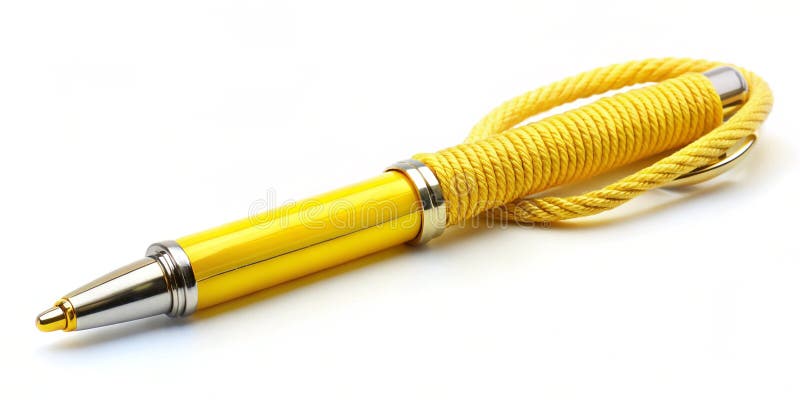 Unique Pen with Yellow String Accessories for Souvenirs Stock ...