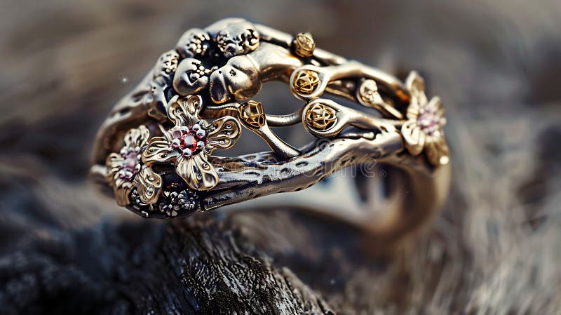 Unique permanent jewelry stock illustration. Illustration of ...