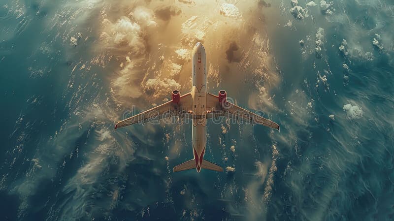 A Unique Perspective Captures the Underside of a Flying Airplane ...