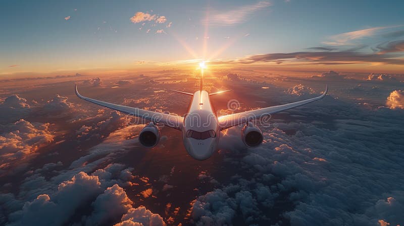 A Unique Perspective Captures the Underside of a Flying Airplane ...