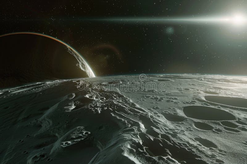 A Unique Perspective of the Moon from Its Own Surface. Ideal for ...