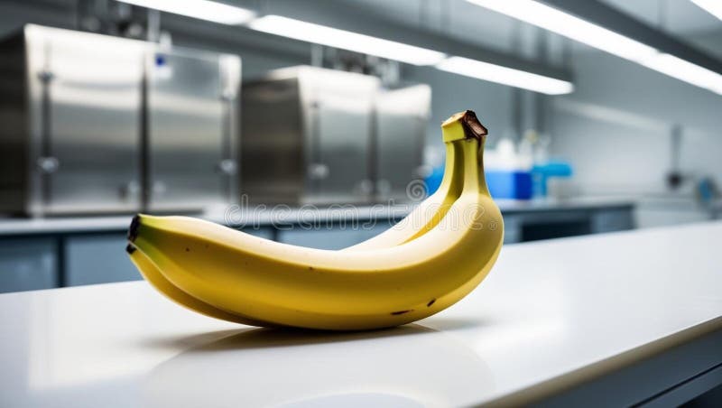 "Banana in a Lab: Exploring Nature and Science" Stock Illustration ...