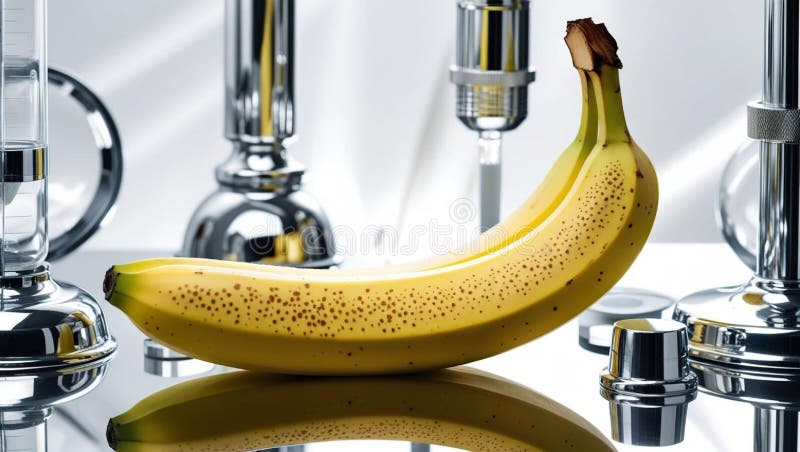 "Banana in a Lab: Exploring Nature and Science" Stock Illustration ...