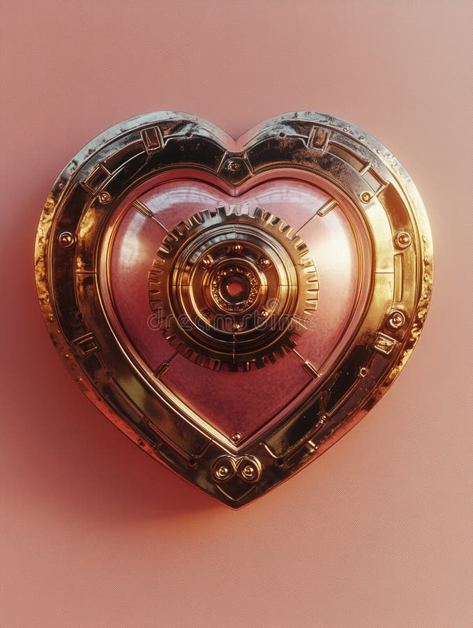 A Unique Portrayal of Love Using a Gear To Represent a Heart and ...