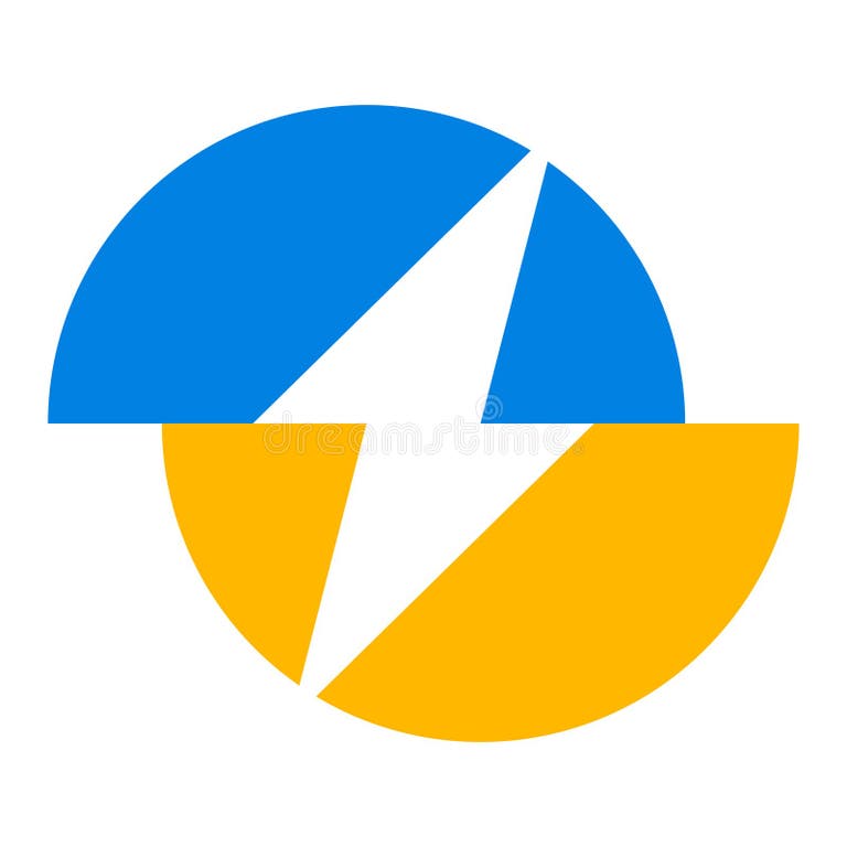 Unique power logo stock illustration. Illustration of graphic - 388252504