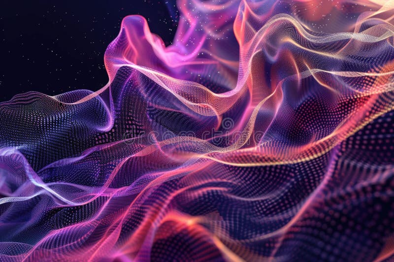 A Unique Purple and Pink Abstract Background Featuring a Black Pattern ...