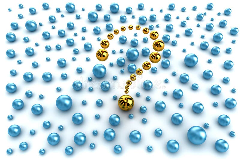 Unique question stock illustration. Illustration of special - 15180622