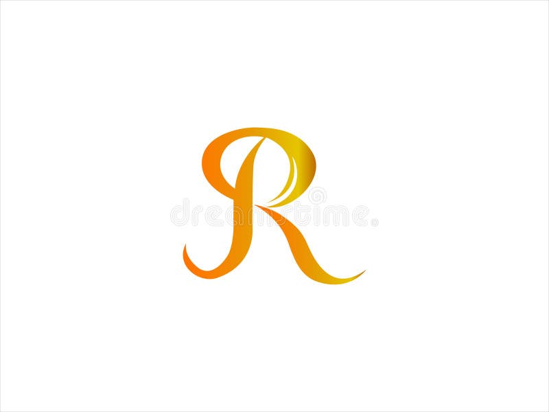 Unique r logo stock vector. Illustration of font, brand - 324373362