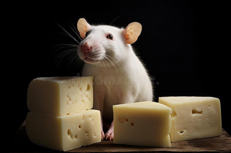 Unique Rat Cheese. Generate Ai Stock Photo - Image of decorative ...