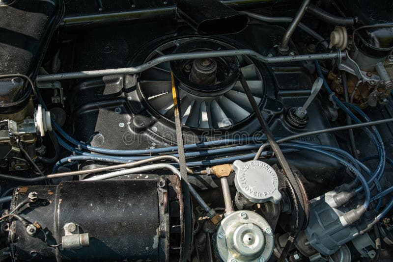 Corvair Engine stock image. Image of vehicle, classic - 228836821