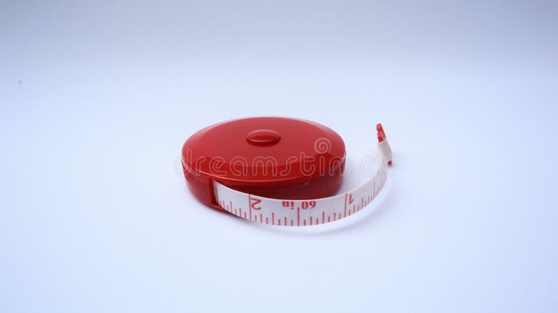 Unique Red Hand Meter Tool for Measuring Length Stock Image - Image of ...