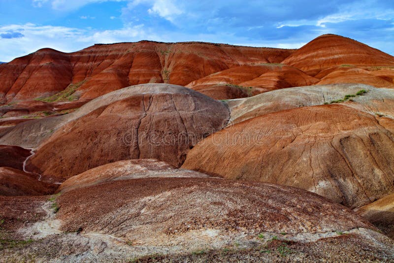 Unique Red Hills, Central Turkey Stock Photo - Image of geological ...