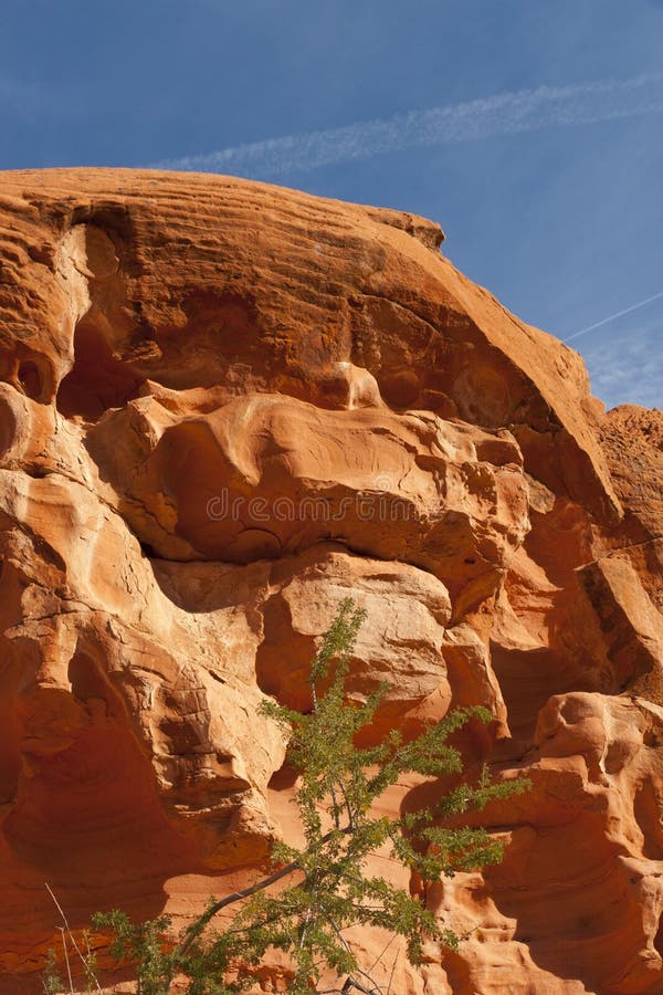 The Unique Red Sandstone Rock Formations. Stock Image - Image of rocky ...
