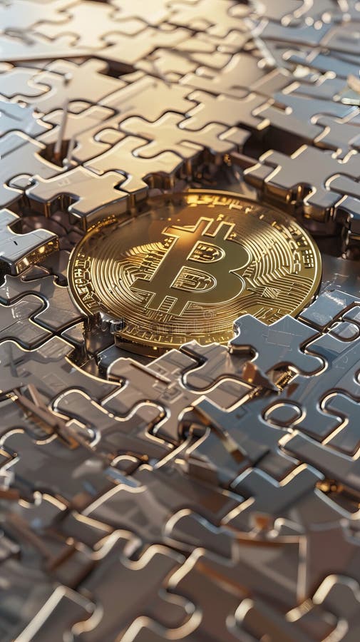 A Unique Representation of Bitcoin Elements Pieced Together As a 3D ...