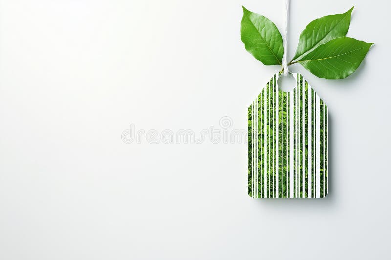 A Unique Representation Features a Solitary Leaf Morphing into a Green ...