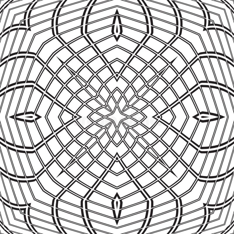 Unique Retro Geometric Mesh Texture. Seamless Repeating Pattern Vector ...