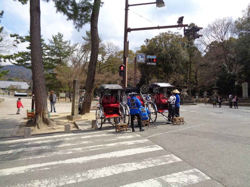Rickshaw from Japan stock image. Image of asphalt, travel - 14479207