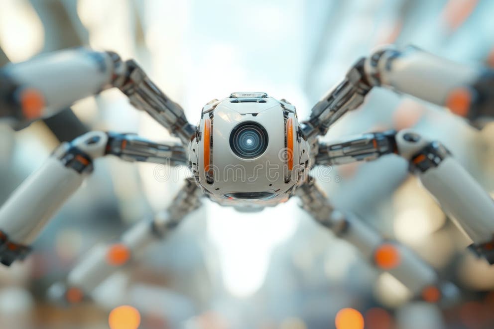 Robotic Spider with Multiple Limbs Captures Attention in a Futuristic ...