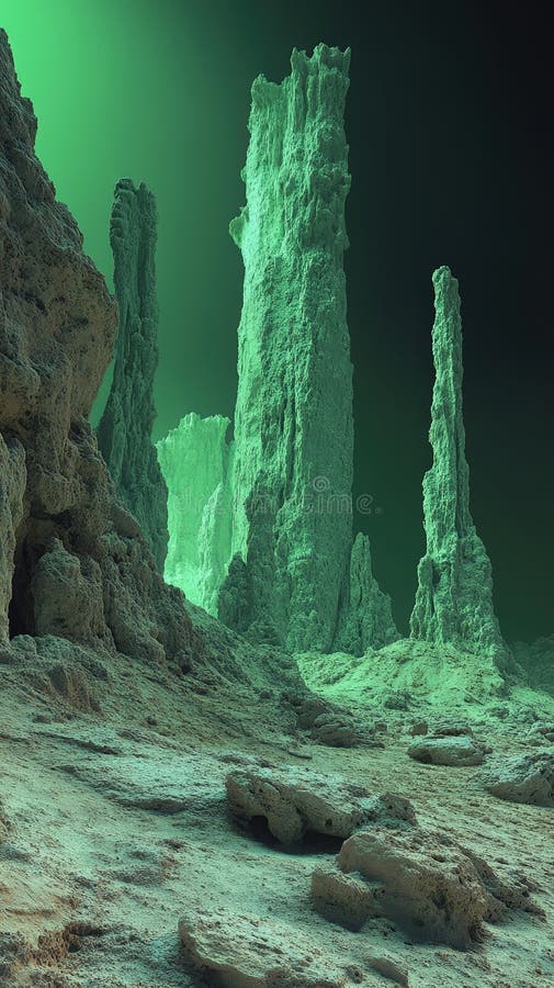 Unique Rock Formation on the Surface of Mars Showcasing the Planets ...