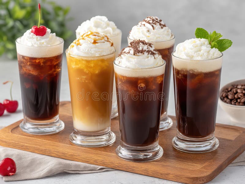Unique Root Beer Float Variations with Chocolate Syrup and Refreshing ...