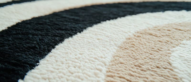 Unique Round Rug Showcasing Textured Patterns in a Circular Design for ...