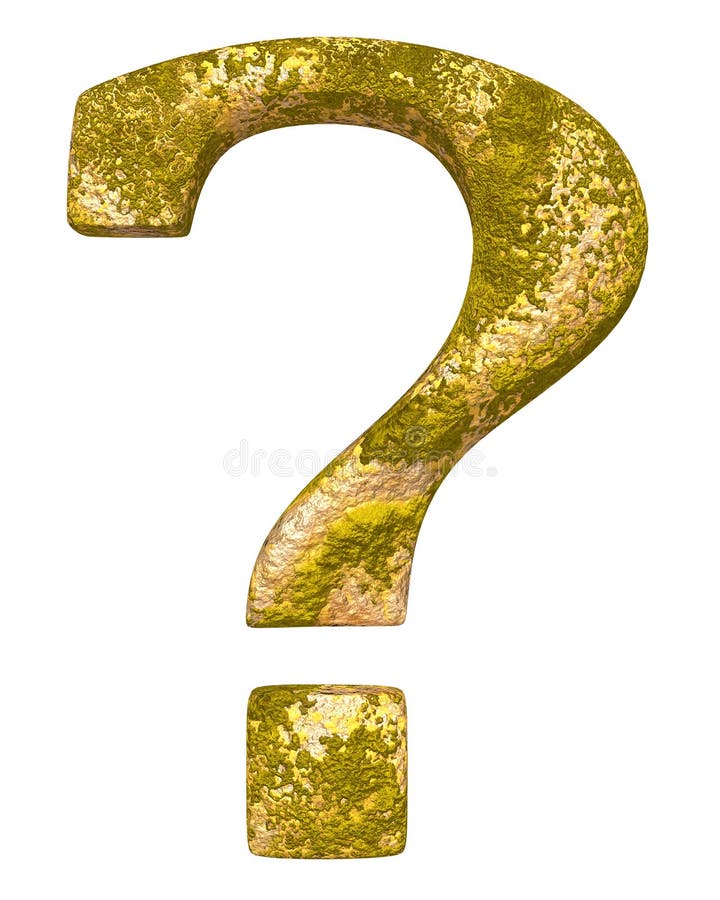 Unique rust question mark stock illustration. Illustration of help ...