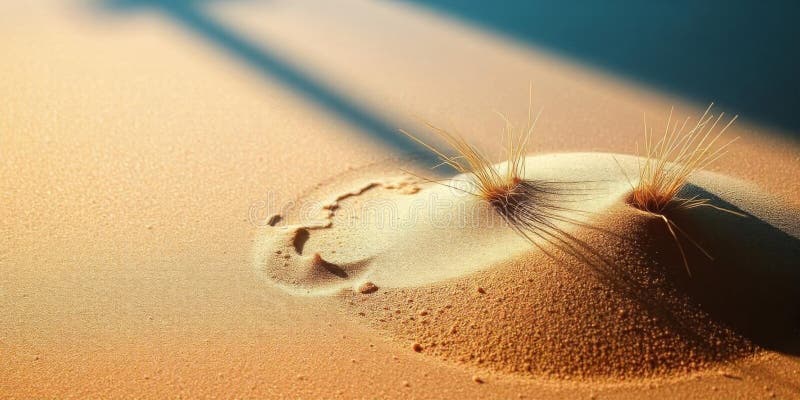 Unique Sand Formations and Delicate Grasses Create Stunning Patterns in ...