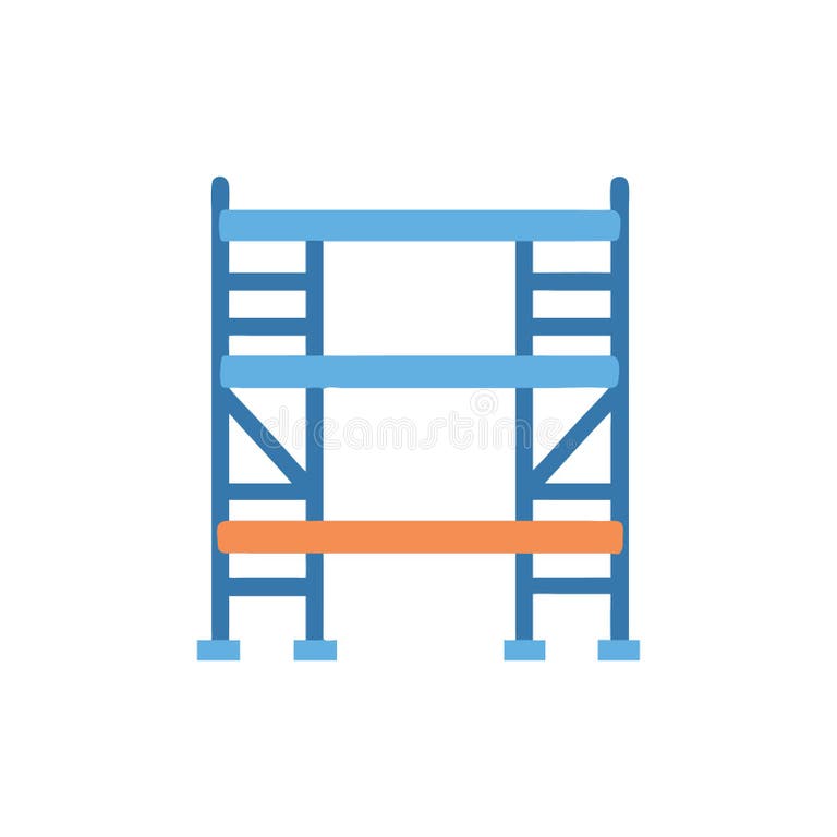 Unique Scaffolding Icon Design Stock Photo - Illustration of ...