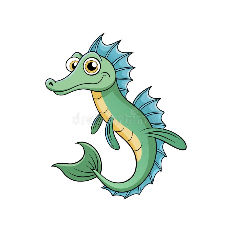 Unique Sea Dragon Fish Illustration with Realistic Features Stock Photo ...
