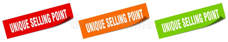 Unique Selling Point Banner. Unique Selling Point Speech Bubble Label ...