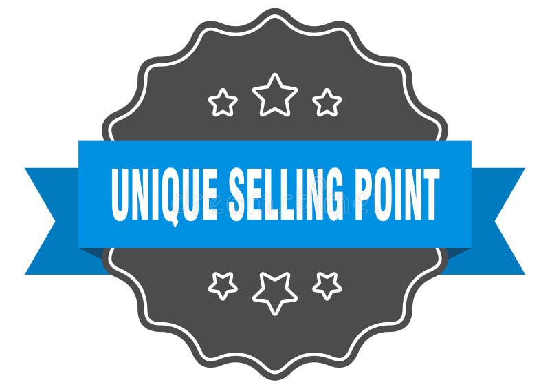 Unique Selling Point Banner Template. Unique Selling Point Ribbon Label ...