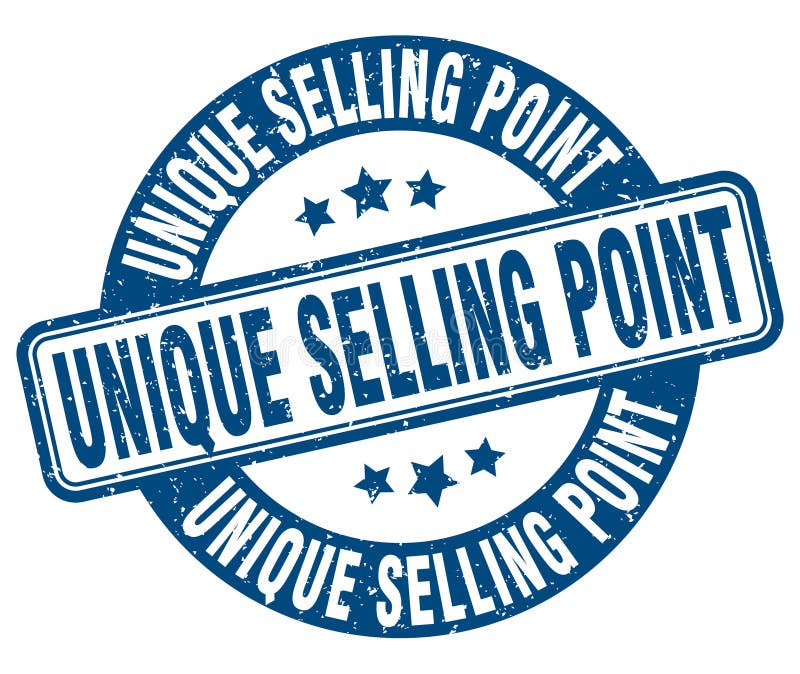 Unique Selling Point Stamp. Unique Selling Point Label. Round Grunge ...
