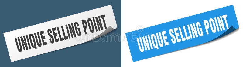 Unique Selling Point Banner Template. Unique Selling Point Ribbon Label ...