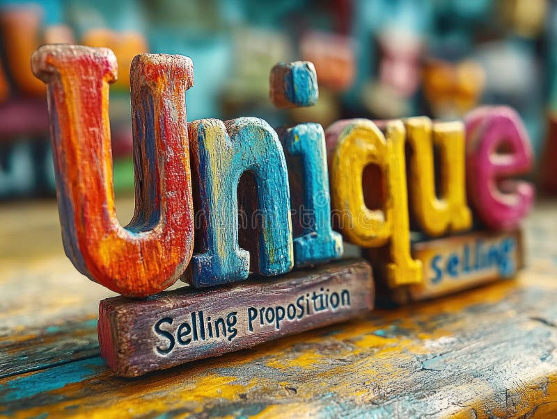 Unique Selling Proposition 3d Text Stock Photo - Image of selling, copy ...