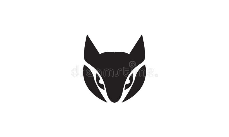 Unique Shape Black Head Owl Logo Vector Icon Illustration Design Stock ...