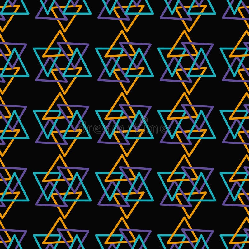 Unique Shape Decor Layout Patern Tile Stock Vector - Illustration of ...