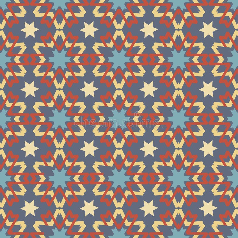 Unique Shape Decor Layout Patern Tile Stock Vector - Illustration of ...